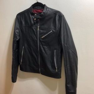 Topman | Jackets & Coats | Topman Leather Jacket | Poshmark